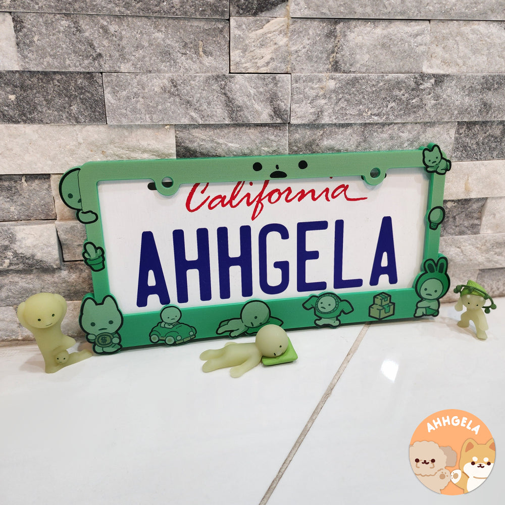 Smiski License Plate Frame – ahhgela