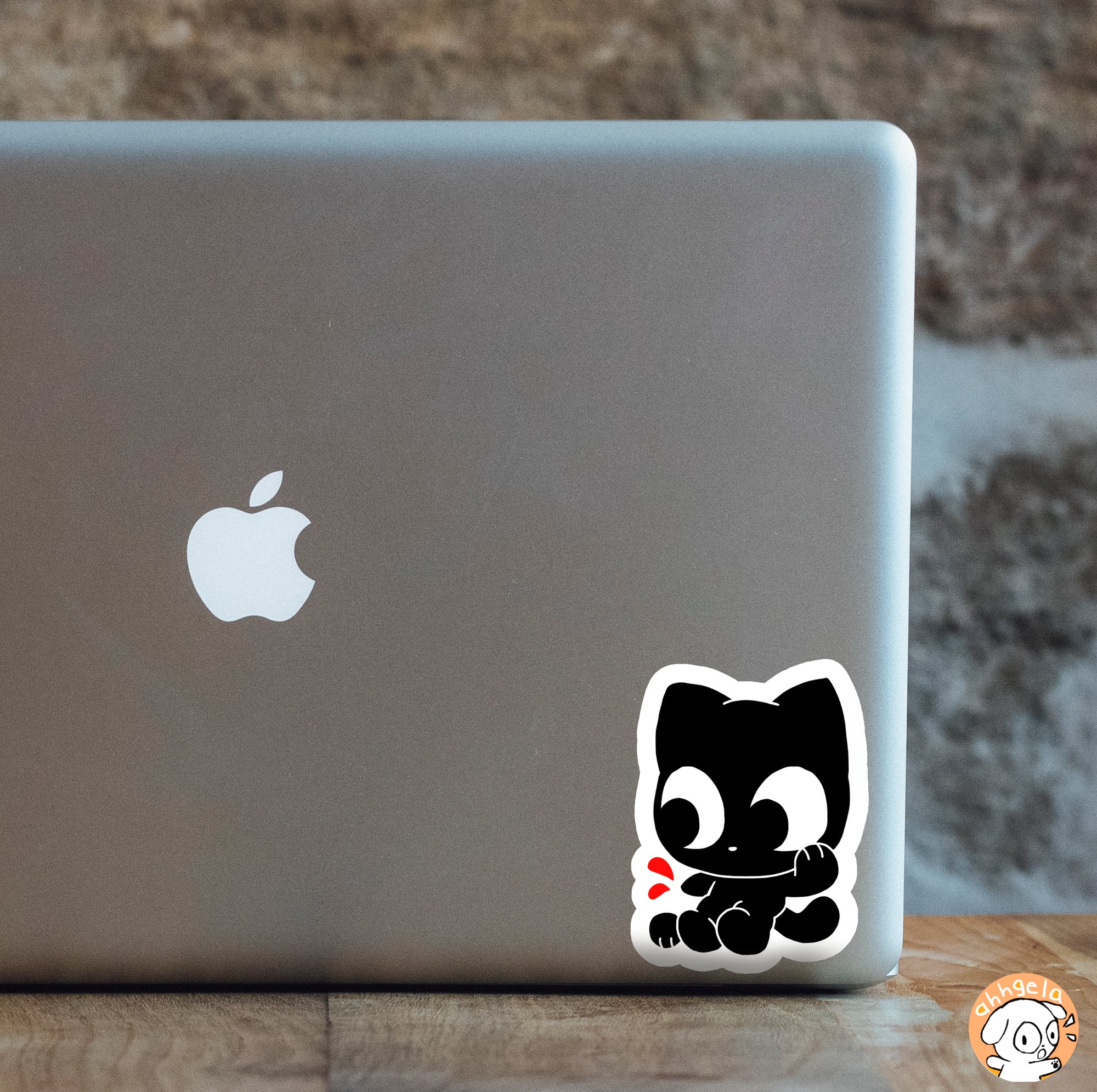 Black Cat Mini Sticker – ahhgela