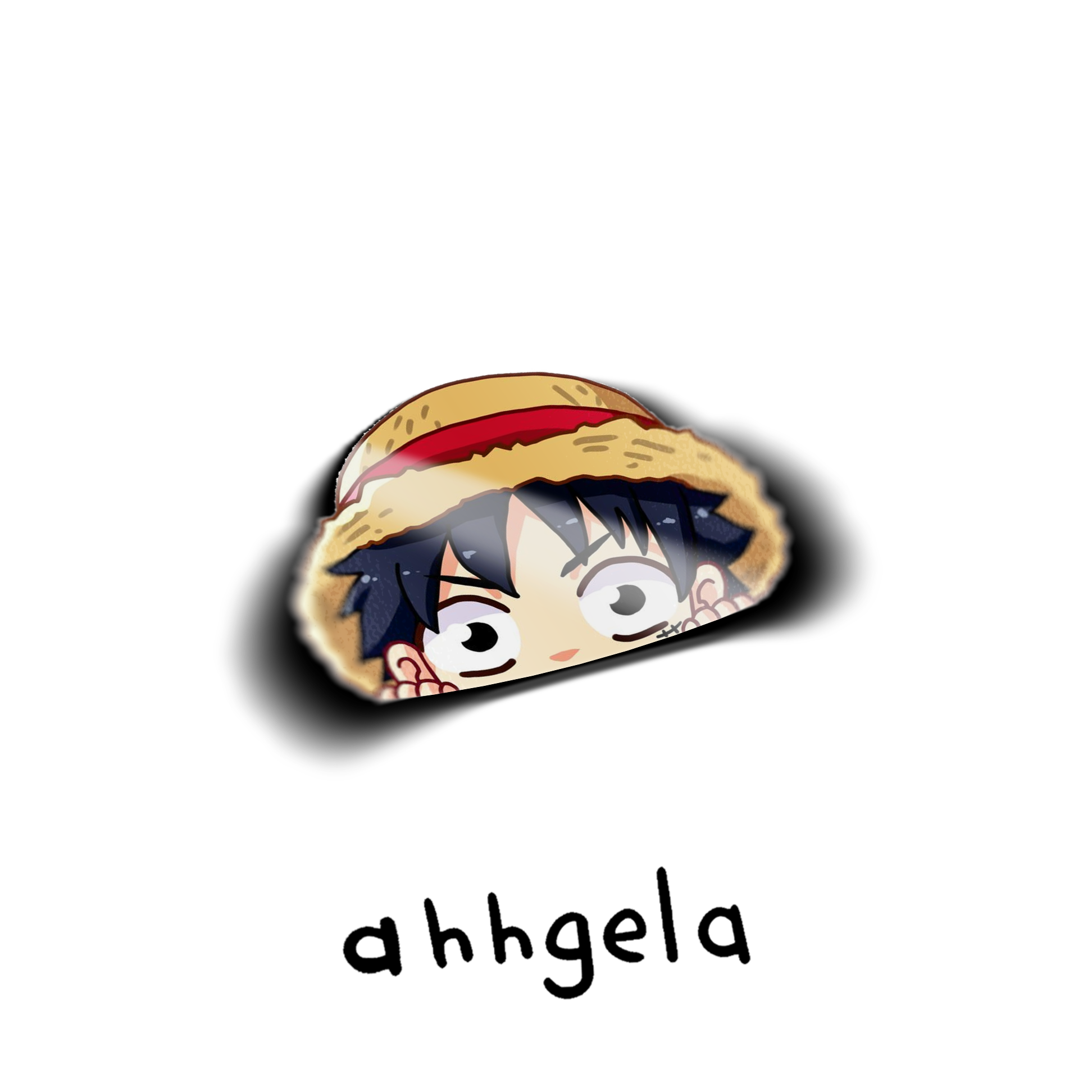 Peeking Stickers | Cute Anime Stickers for Cars | Ahhgela – ahhgela